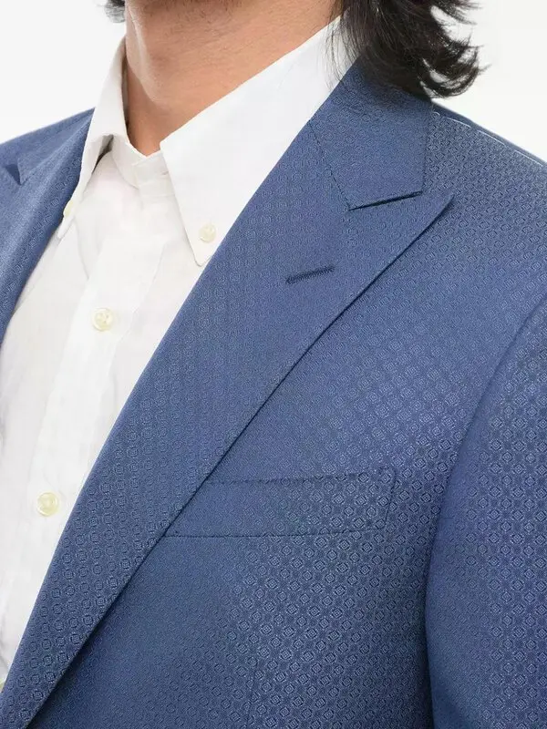 Corneliani Embroidered Single-breasted Jacket