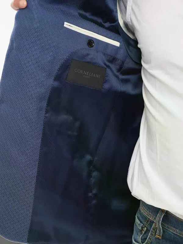Corneliani Embroidered Single-breasted Jacket
