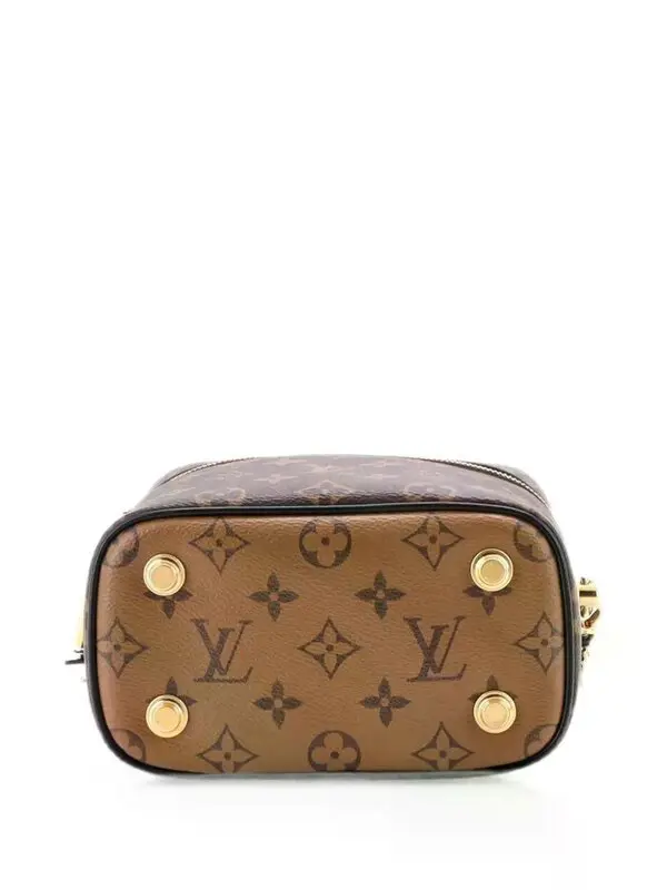 LOUIS VUITTON Vanity Handbag Reverse Monogram Canvas Pm Satchel