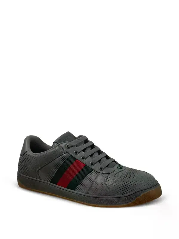 Gucci Screener Web-stripe Sneakers