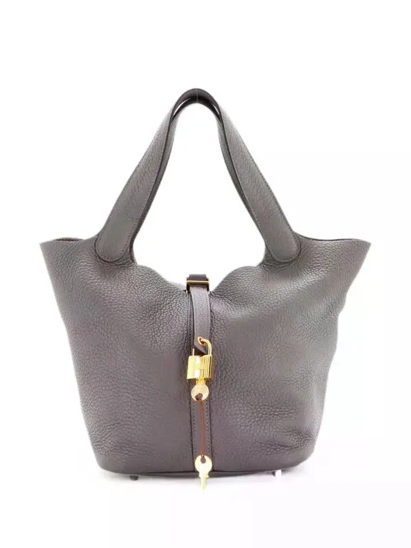 Hermès Picotin Lock Bag Clemence Mm Bucket Bag