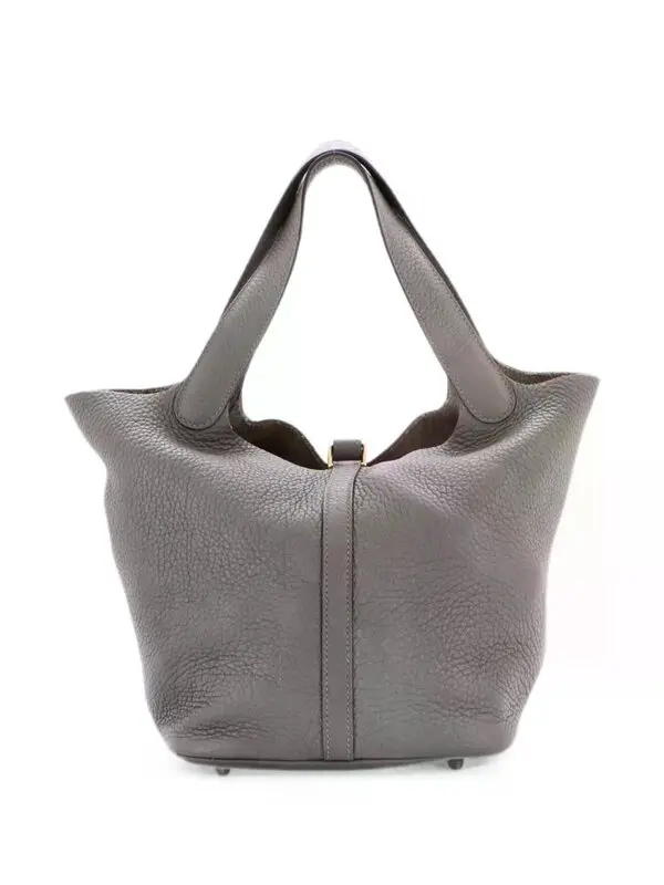 Hermès Picotin Lock Bag Clemence Mm Bucket Bag