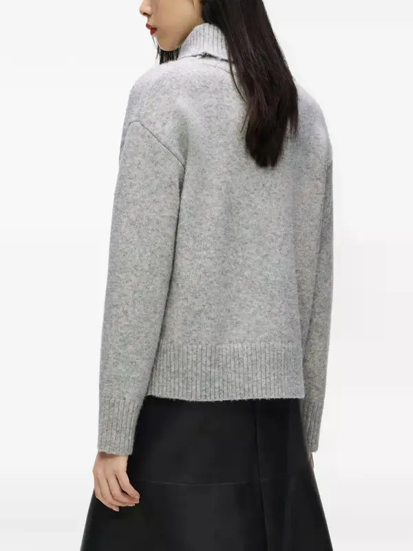Karl Lagerfeld Soutache Turtleneck Sweater