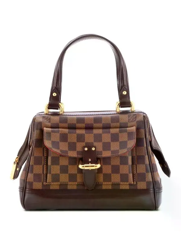 LOUIS VUITTON Knightsbridge Handbag Damier Satchel - Brown
