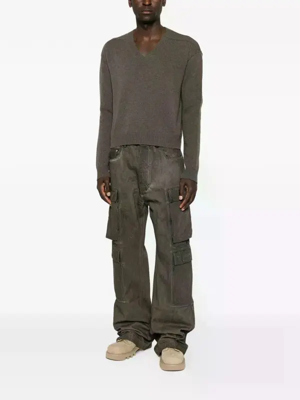 Rick Owens Belt-loop Faded-effect Jeans