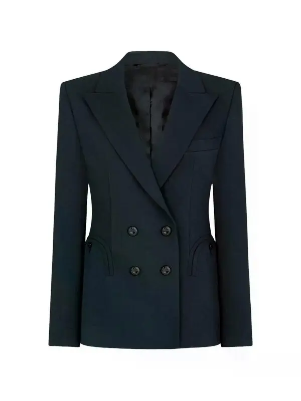 BLAZÉ MILANO Double-breasted Smiley Pocket Blazer