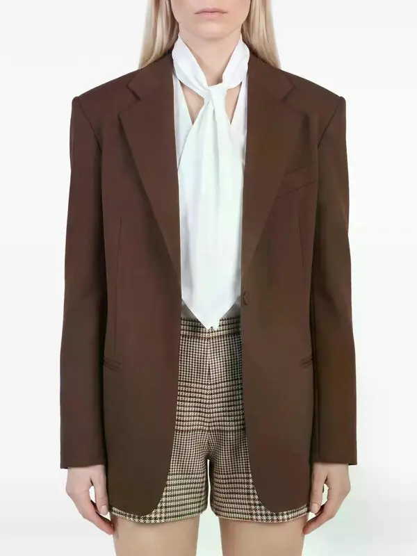 Federica Tosi Single-breasted Loose-fit Blazer