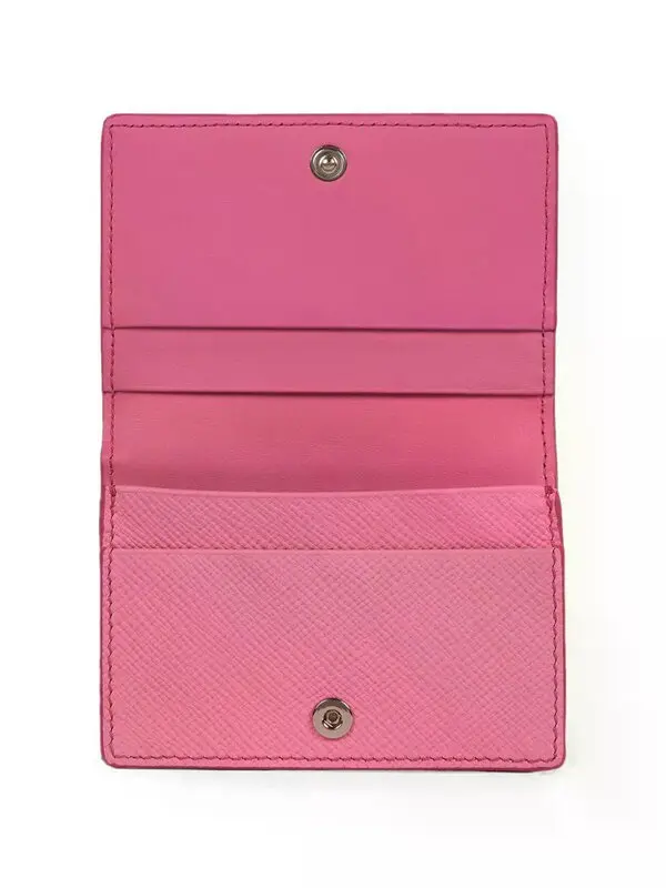 Smythson Panama Cross-grain Leather Card Holder