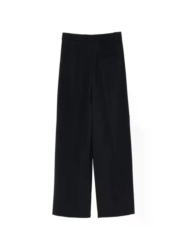 ROSSI Noa Pleated Wide Leg Trousers