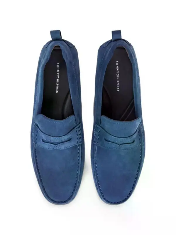 Tommy Hilfiger Suede Penny Loafers