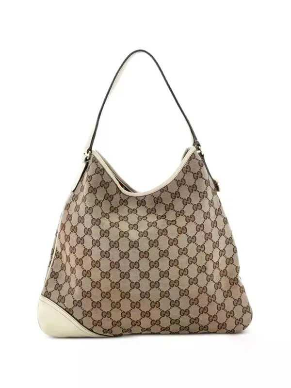 Gucci Gg Canvas Medium Hobo Bag - Brown