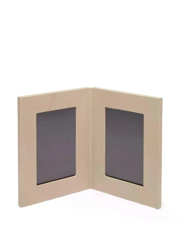 Smythson Panama Double Photo Frame