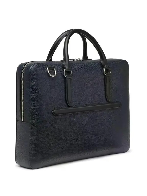 Smythson Ludlow Zip-front Laptop Bag