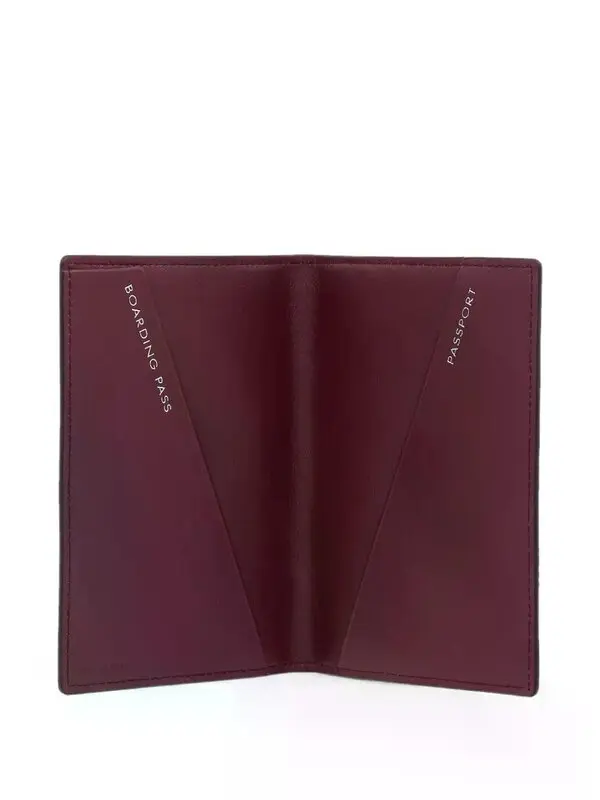 Smythson Ludlow Leather Passport Cover