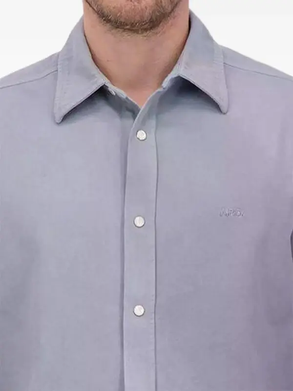 A.p.c. Embroidered Logo Overshirt