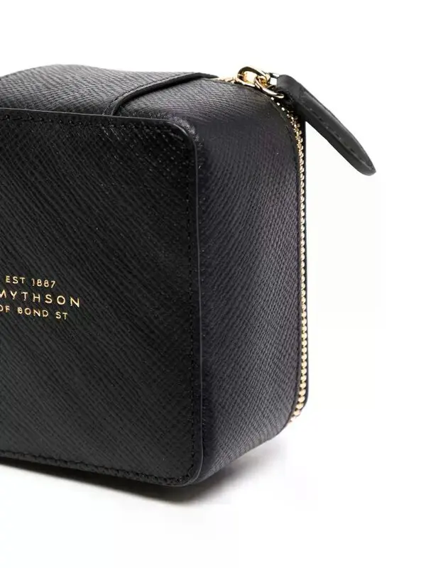 Smythson Logo-stamp Zip Box