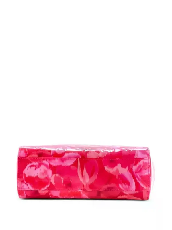 LOUIS VUITTON Catalina Handbag Limited Edition Monogram Vernis Ikat Bb Tote Bag - Pink