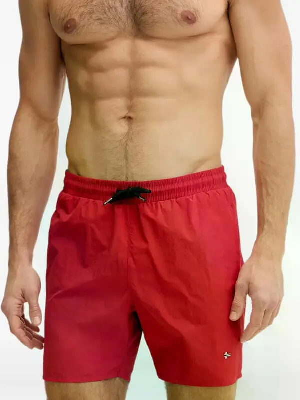 NAPAPIJRI Drawstring-waist Logo-patch Swim Shorts