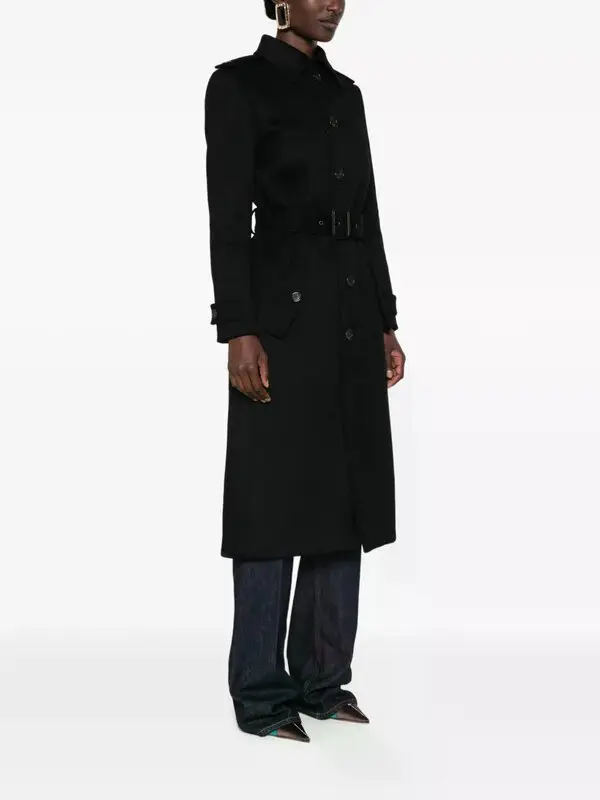 Saint Laurent Belted Single-breasted Coat