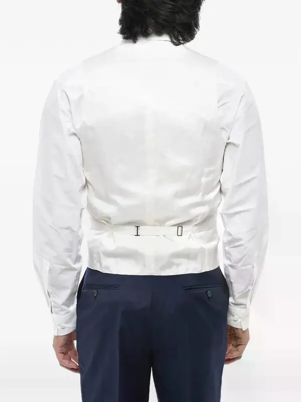 Corneliani Double-breasted Silk Waistcoat