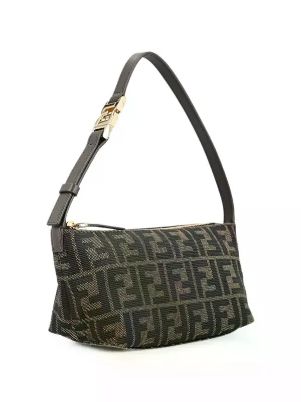 Fendi Vanity Pouch Small Ff Zucca Jacquard Fabric Mini Bag