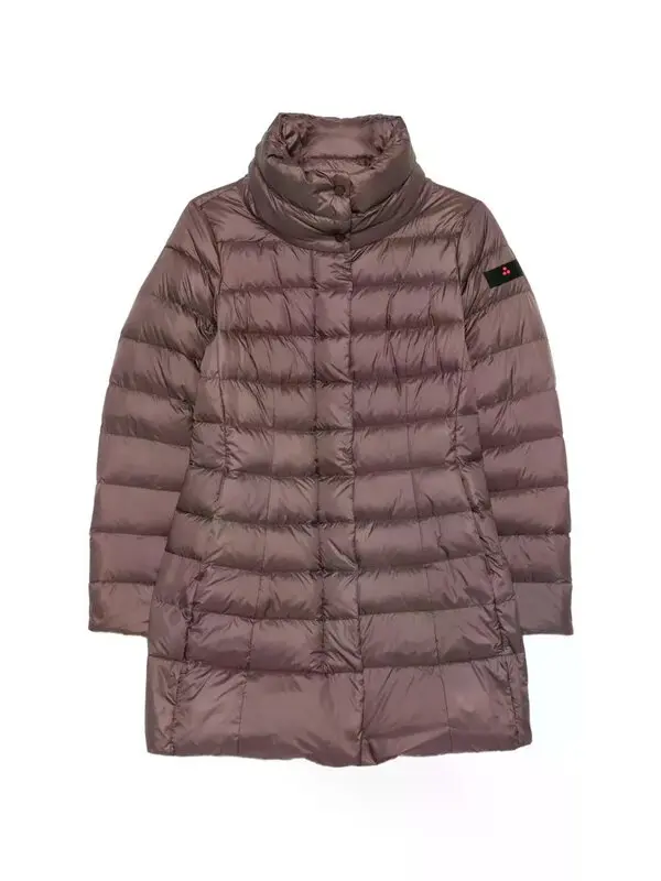 Peuterey Quilted High-neck Coat - Brown