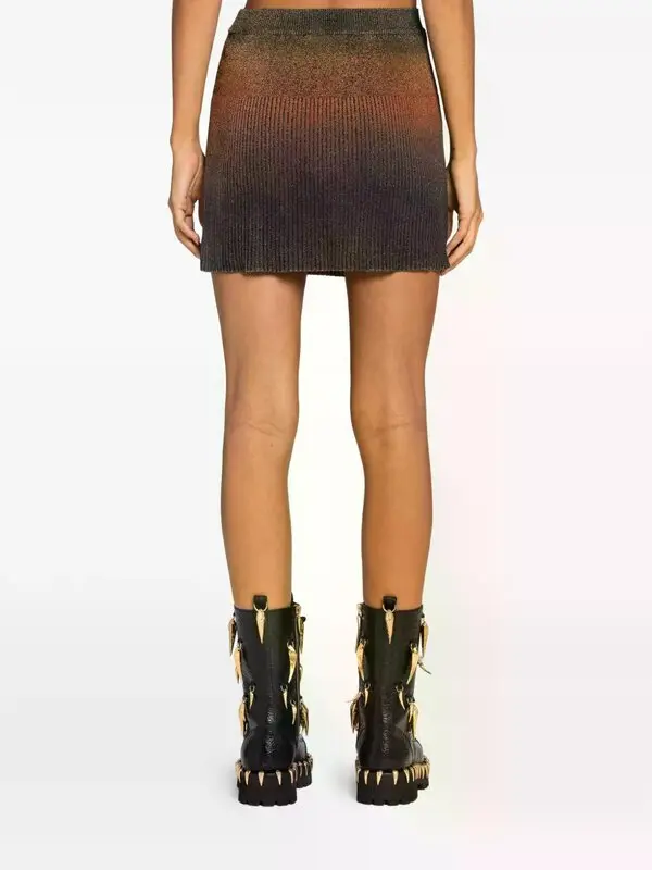 Roberto Cavalli Knitted Mini Skirt