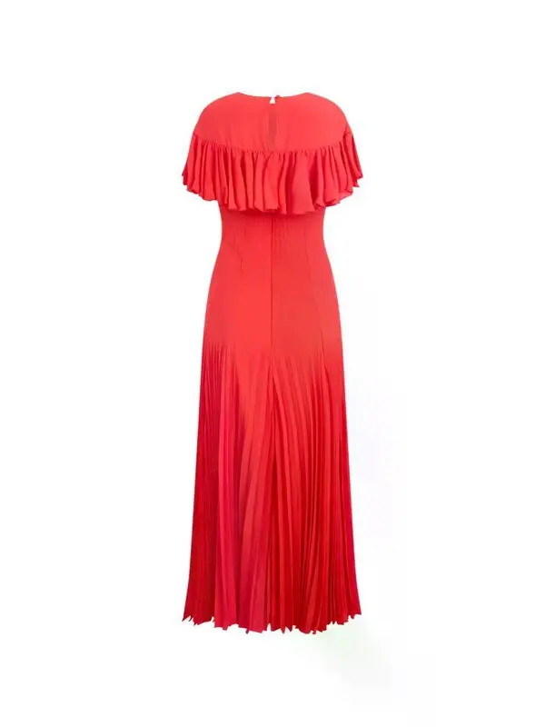 Philosophy Di Lorenzo Serafini Ruffled Pleated Maxi Dress