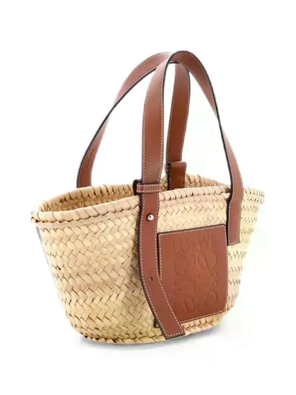 Loewe Basket Raffia Small Tote Bag