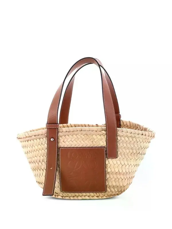 Loewe Basket Raffia Tote Bag