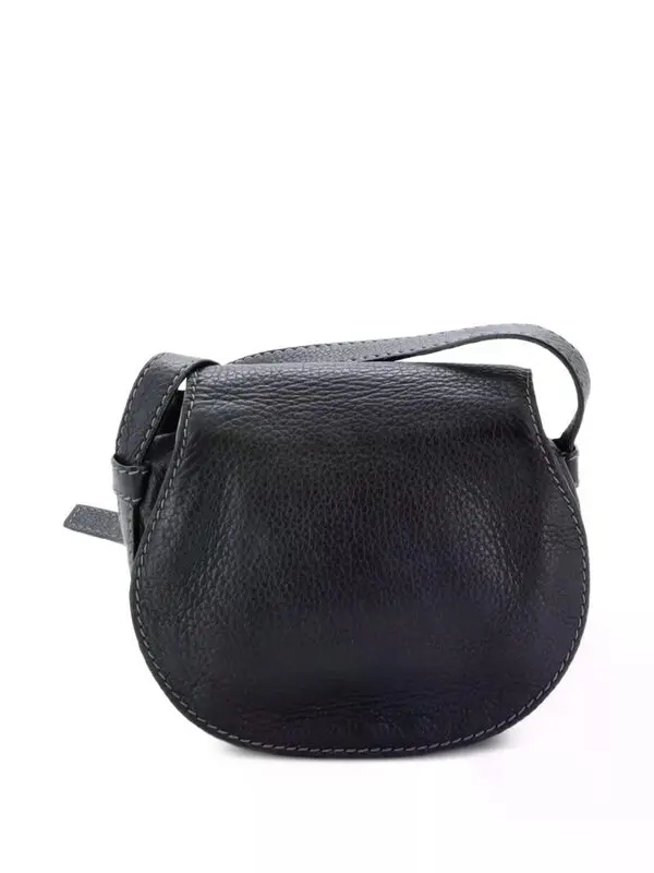 Chloé Marcie Leather Mini Crossbody Bag - Black