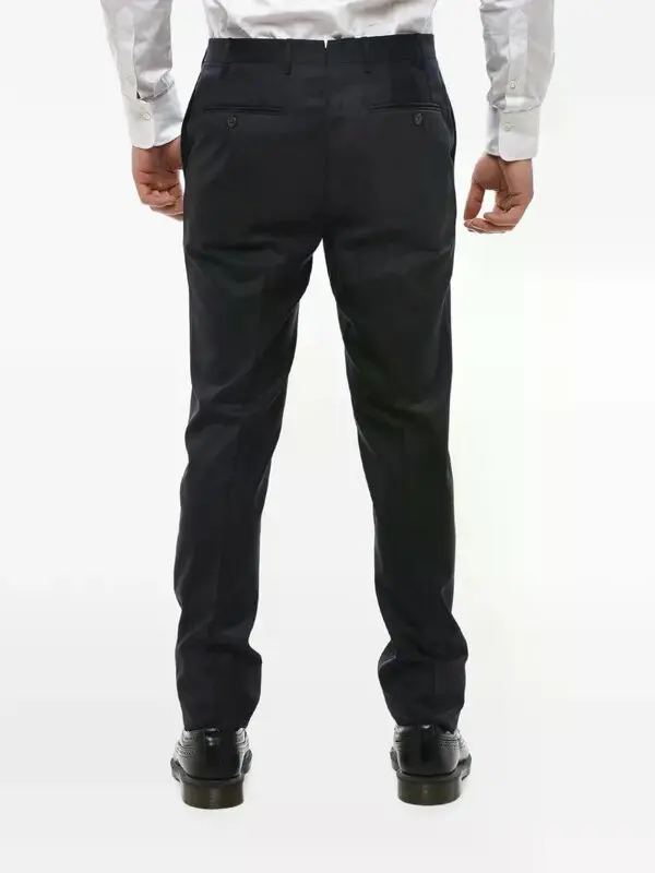 Corneliani Academy Belt-loop Wool Trousers