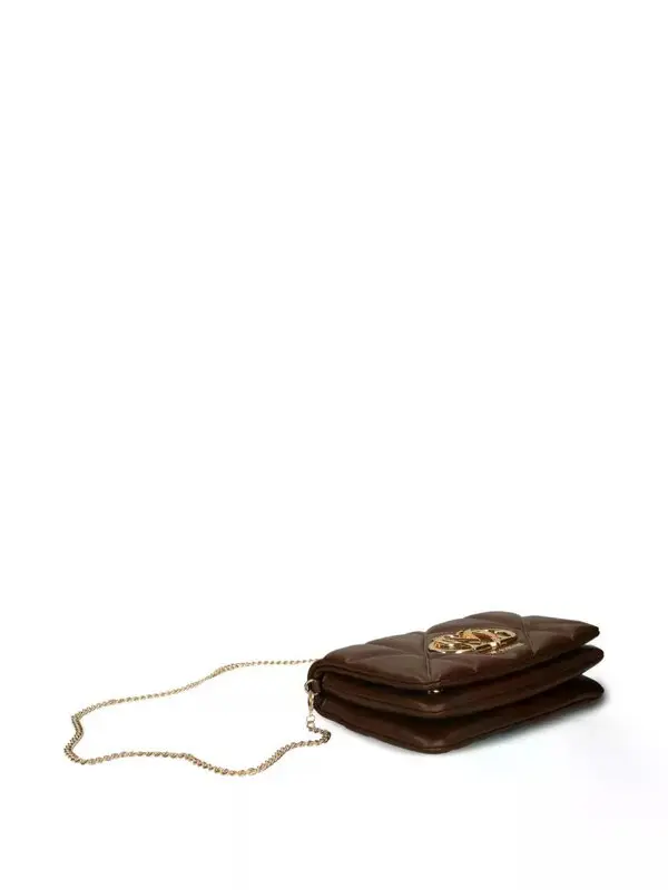 Moschino Quilted Logo Crossbody Bag