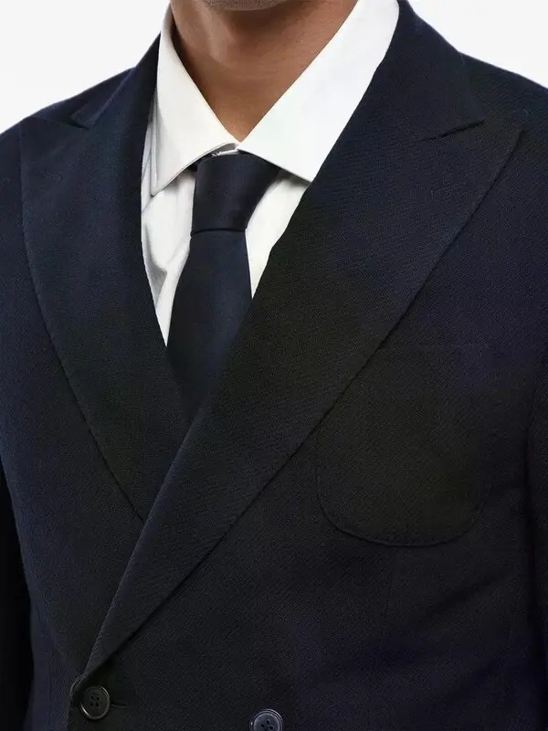 Corneliani Patch-pocket Double-breasted Blazer