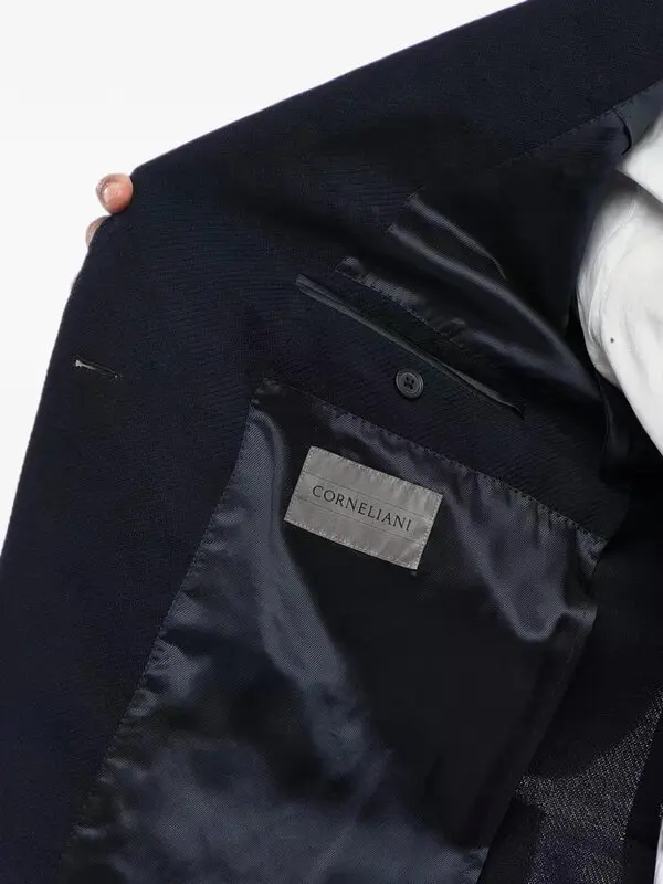 Corneliani Patch-pocket Double-breasted Blazer
