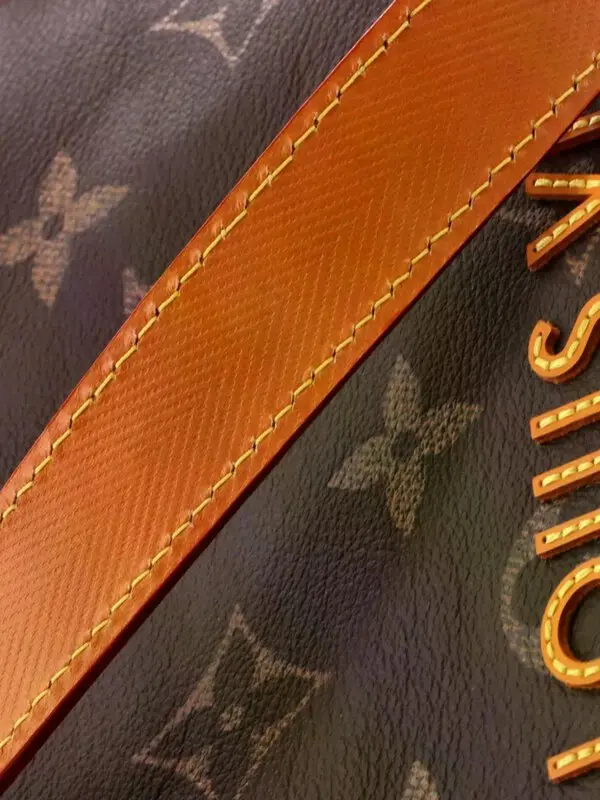 LOUIS VUITTON Shopper Tote Monogram Leather Mini Crossbody Bag