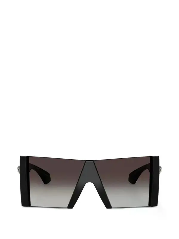 Versace Medusa Geometric-frame Sunglasses - Black