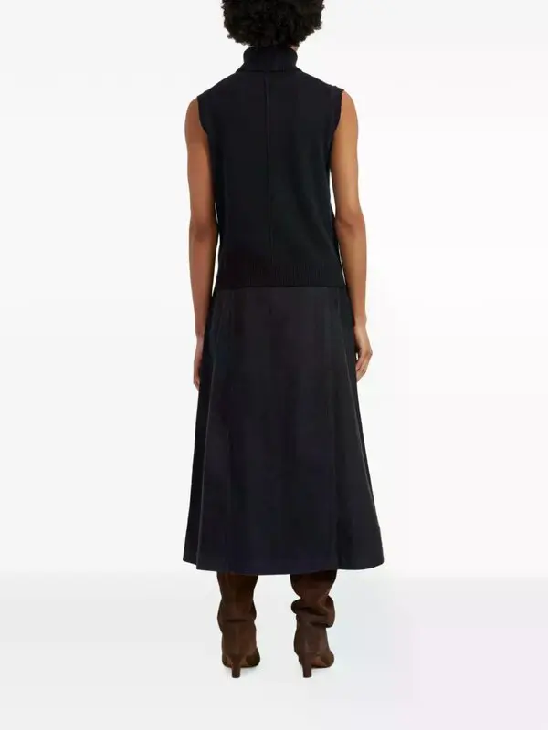 Chinti & Parker Midi Button-front A-line Skirt