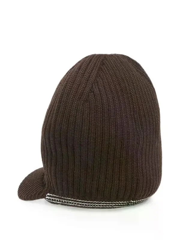 Y3 X Wales Bonner Ribbed Beanie Hat