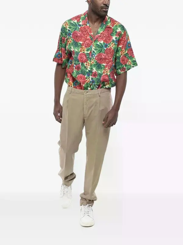 Incotex Pleated Tapered Trousers