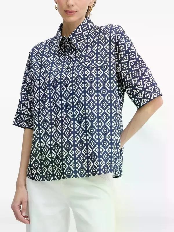 Luisa Spagnoli Geometric Print Shirt