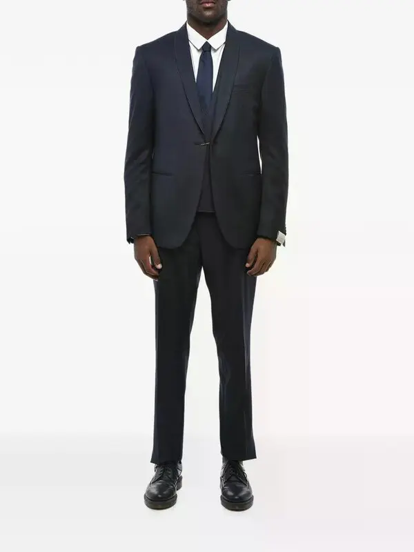 Corneliani Academy Jacquard Three-piece Suit
