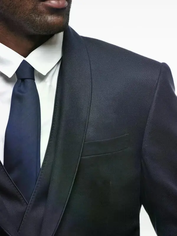 Corneliani Academy Jacquard Three-piece Suit