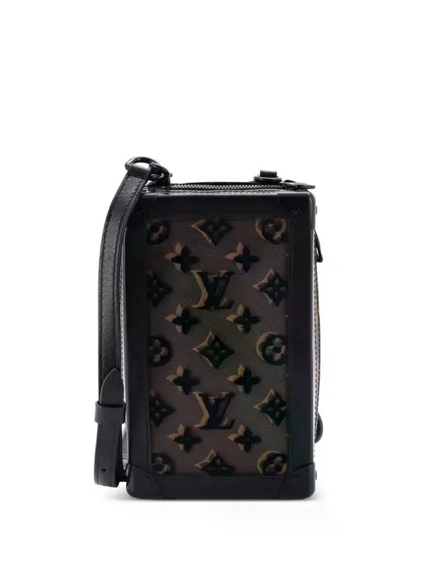 LOUIS VUITTON Monogram Tuffetage Canvas Vertical Soft Trunk Bag - Brown