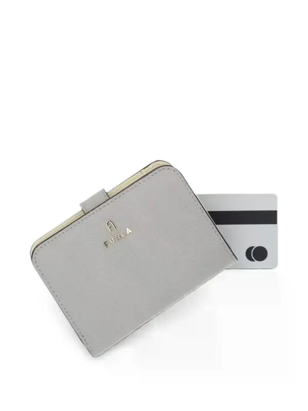 Furla Logo-plaque Pebbled-leather Wallet