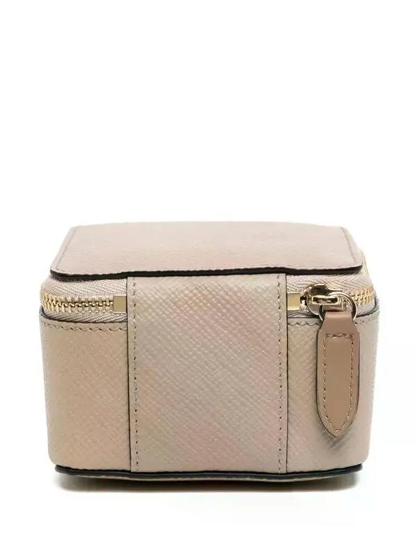 Smythson Logo-stamp Zip Box