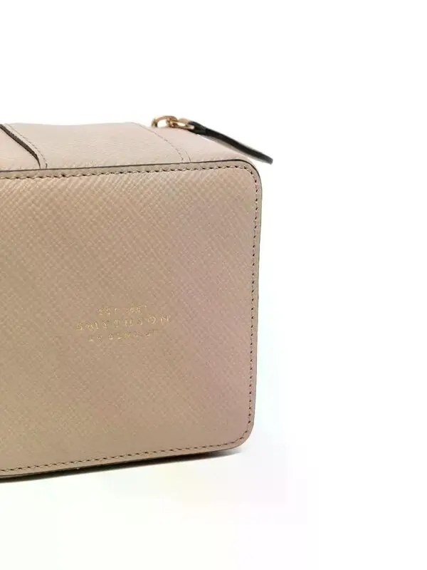 Smythson Logo-stamp Zip Box