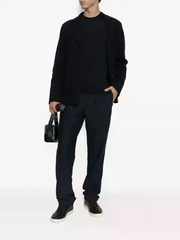 Giorgio Armani Notched-lapel Patch-pocket Blazer
