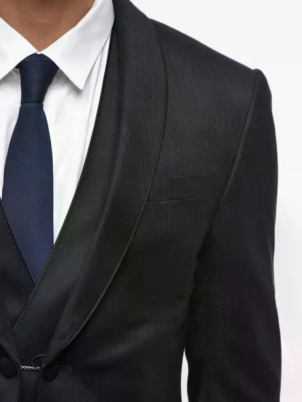 Corneliani Shawl-lapel Jacquard Suit