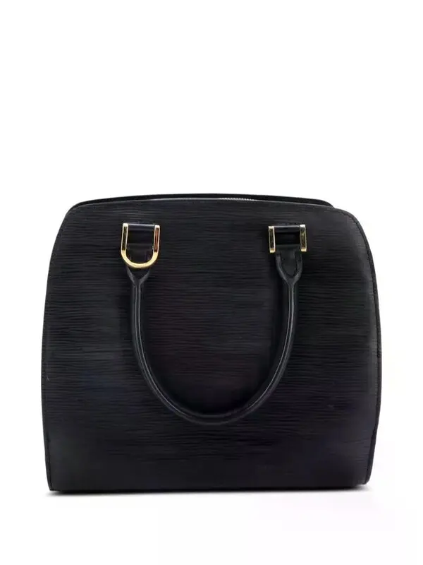 LOUIS VUITTON Epi Leather Pont Neuf Satchel - Black